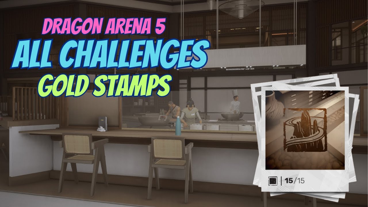 Dragon Arena 5 | All Challenges | Gold Stamps | Sifu Arenas - YouTube