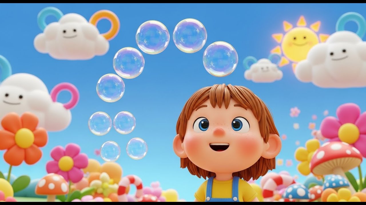 Bubble Song – Which Bubble Pops First | Fun Kids Song | Silly Bubble ...