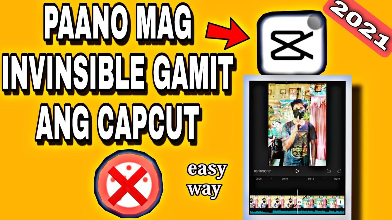 HOW TO INVISIBLE OR DISAPPEAR USING CAPCUT/TAGALOG TUTORIAL - YouTube