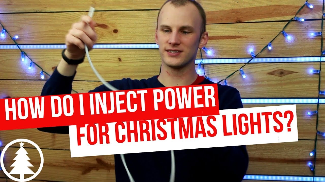 How Do I Inject Power for Christmas Lights? - YouTube