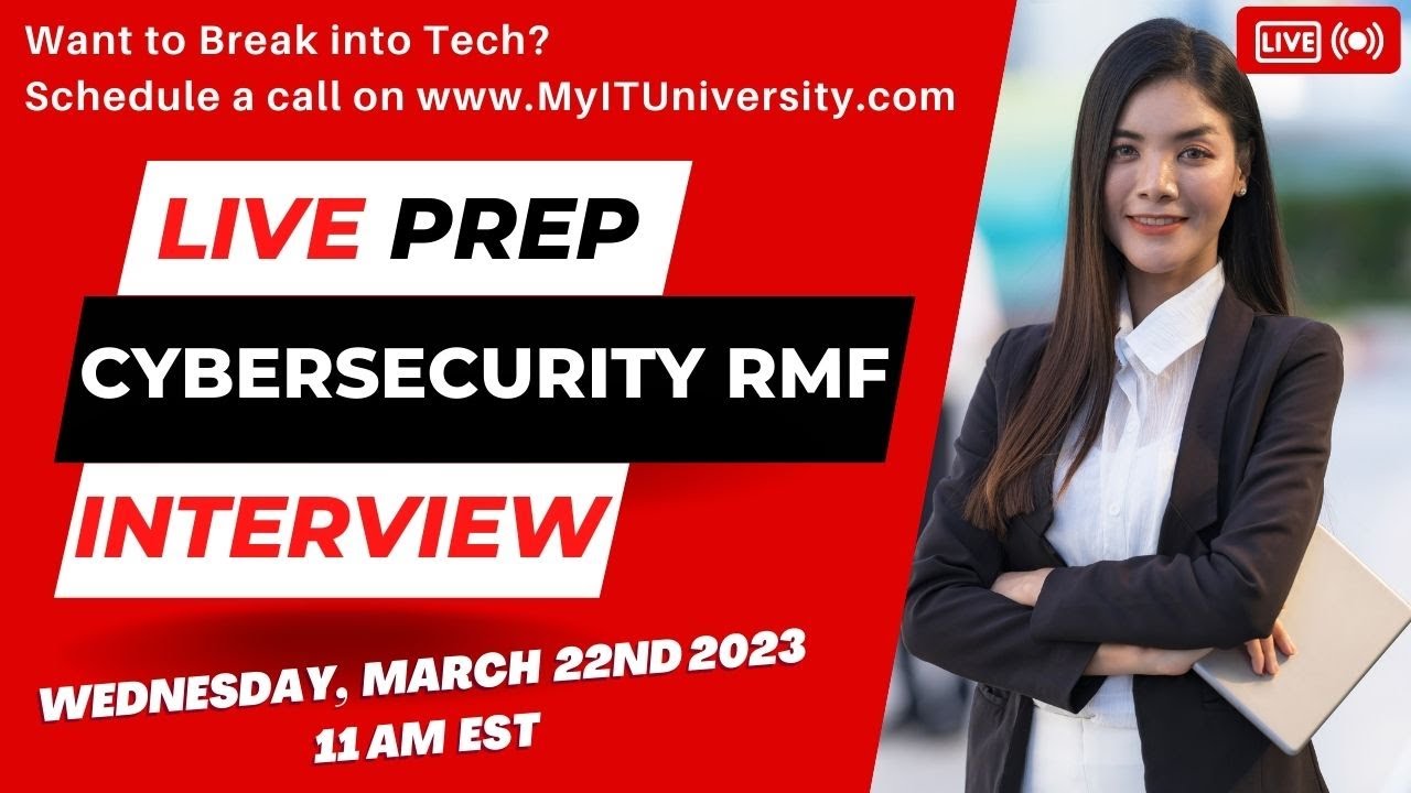 Live Interview Prep for Cybersecurity Role: Risk Management Framework ...