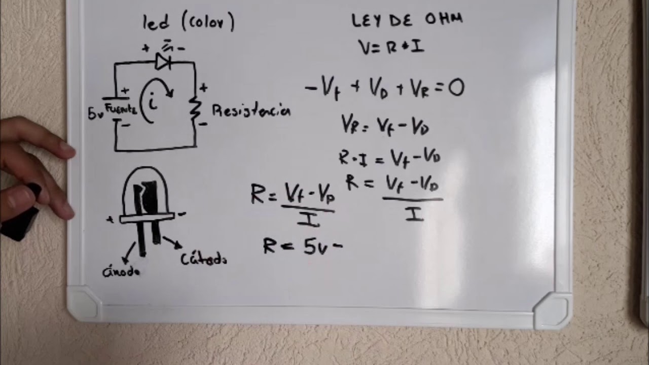 Calculo de Resistencia para un LED - YouTube