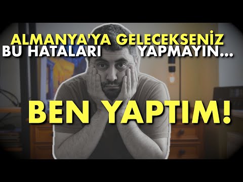 🔴 ALMANYA'YA GELECEKSENİZ BU HATALARI YAPMAYIN!