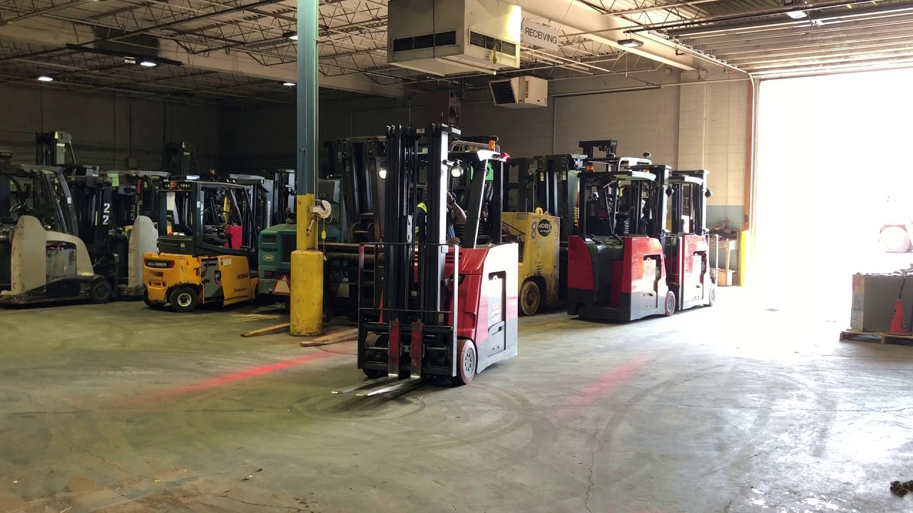 2014 Raymond 425-C40TT Used Forklift - U39493 - YouTube