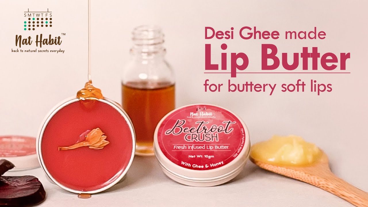 Beetroot Crush Lip Butter | Made with Fresh Beetroot, Desi Ghee ...