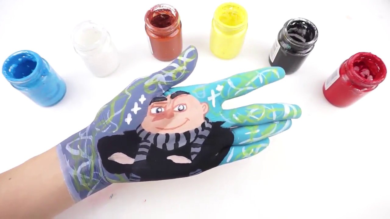 How To Draw Gru l Despicable Me 3 Coloring Pages l Learn Colors Body ...