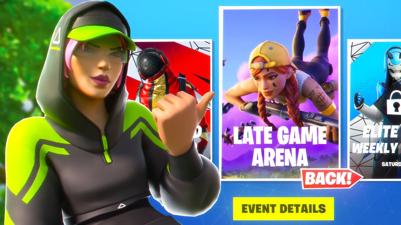 LATE GAME ARENA ist ZURÜCK in FORTNITE CHAPTER 4! 😍 - YouTube