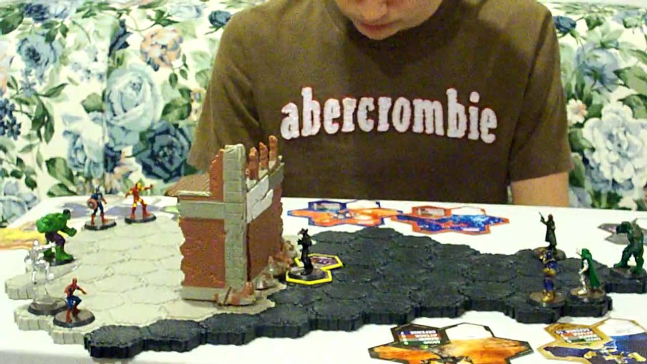 Heroscape Battle part 1 (marvel edition) - YouTube