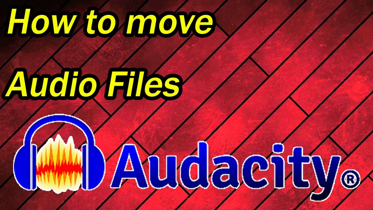 Audacity | How to move (or drag) audio files along a track - YouTube