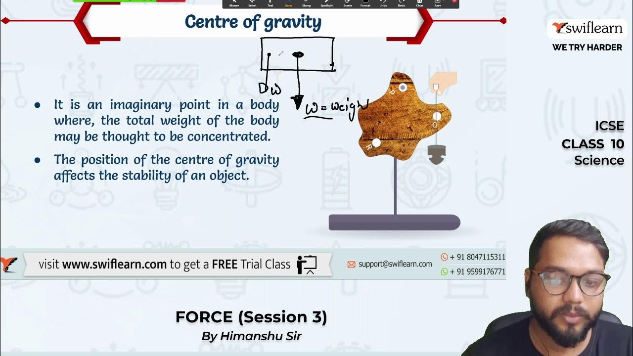 Force | Force Class 10 ICSE | Physics Online Class | Class 10 ICSE ...