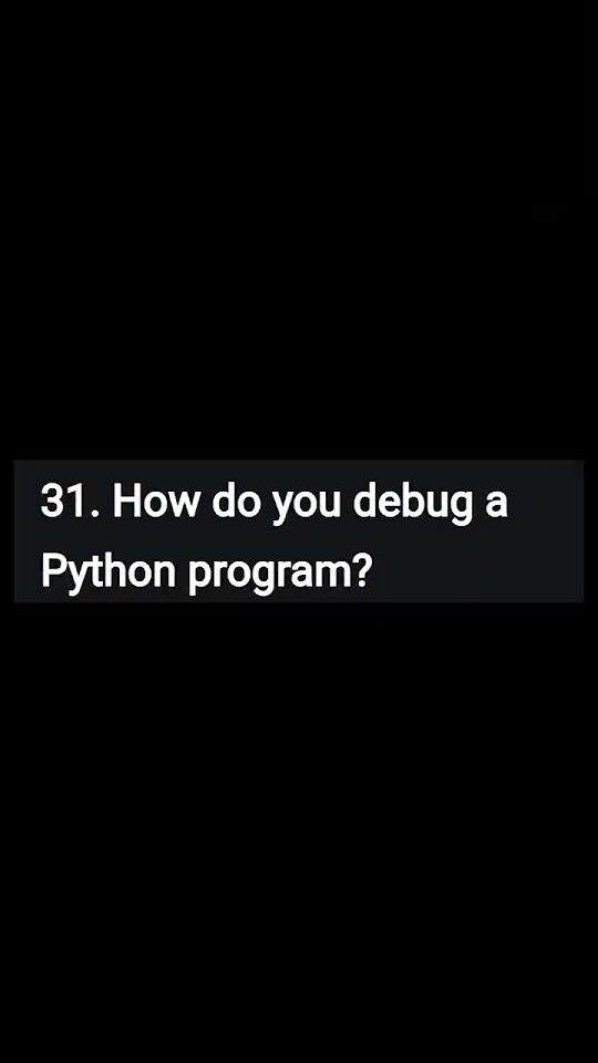 Can You Answer This Interview Question Pythonprogrammer Codinginterview Pythontricks