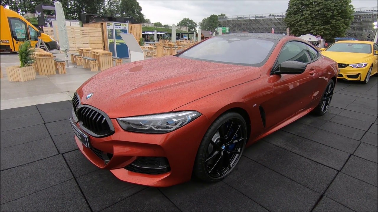 BMW 8-series 840 D x-drive coupe sport super car Diesel 840D sunset ...