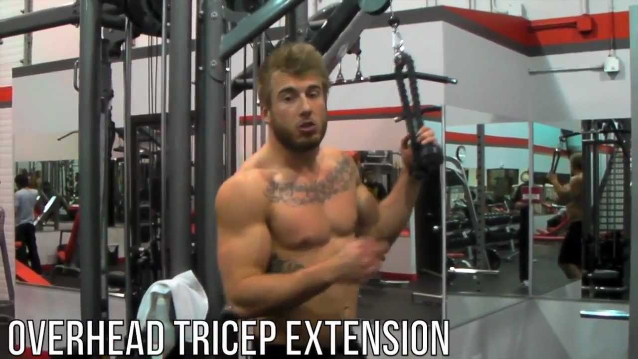 Chest and Tricep Workout - Superset Muscle Shred Up Routine - YouTube