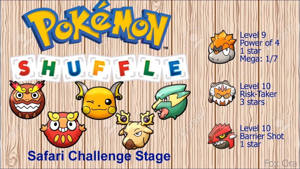 Pokemon Shuffle - Safari - Raichu Winking-Electrike-Darumaka-Darmanitan ...