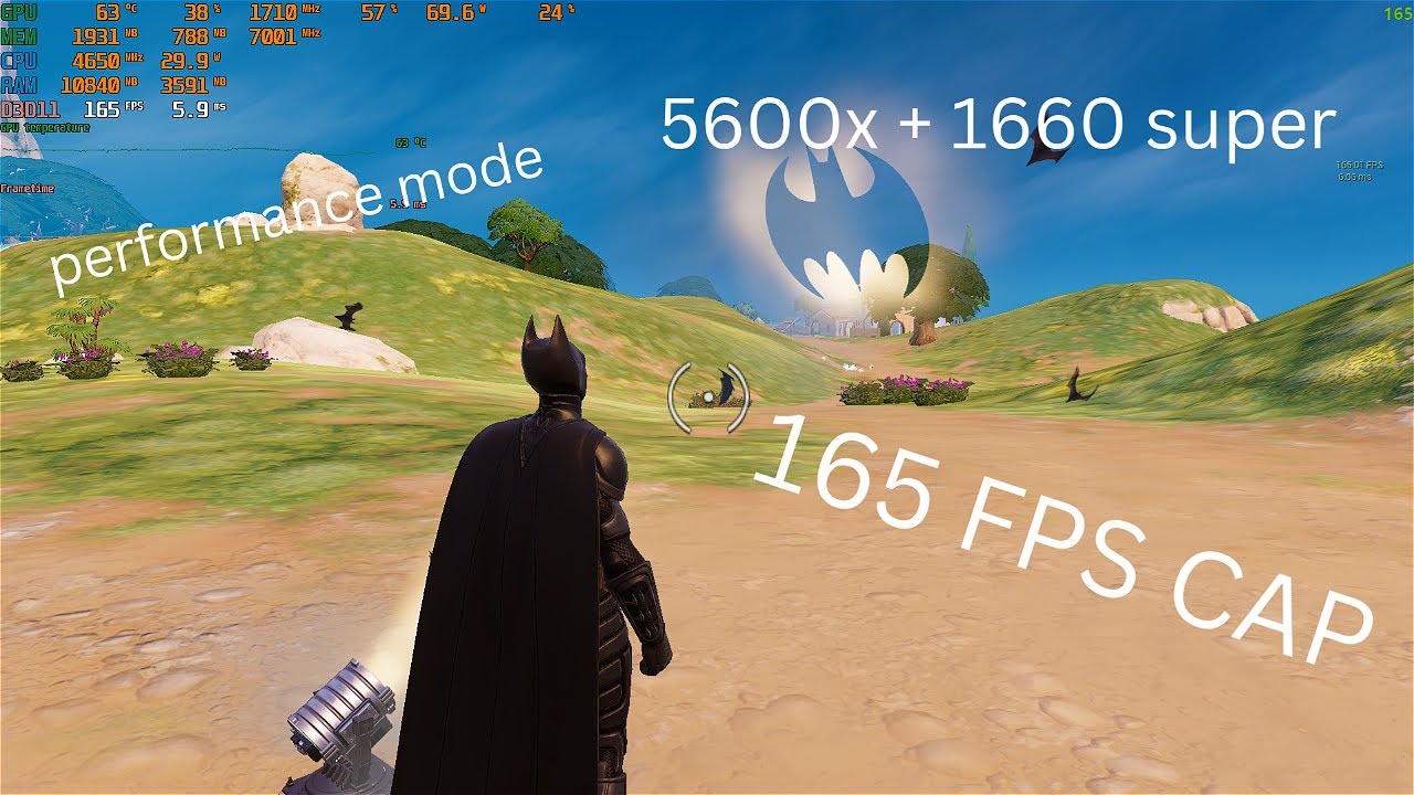 Fortnite Performance mode 165 FPS CAP Low mesh - YouTube