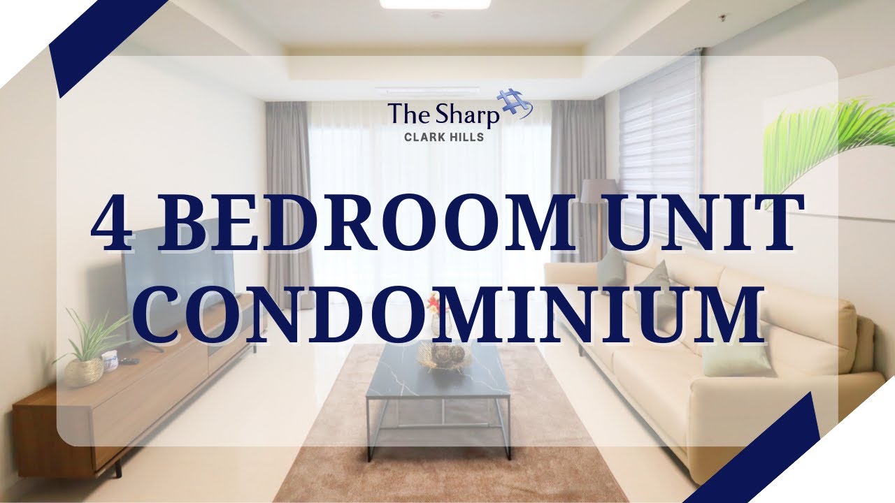 4 Bedroom Unit at The Sharp Clark Hills Condominium - YouTube