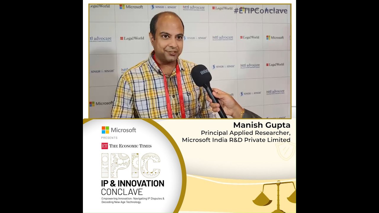 ETIPConclave - In Conversation With Manish Gupta, Principal Applied ...