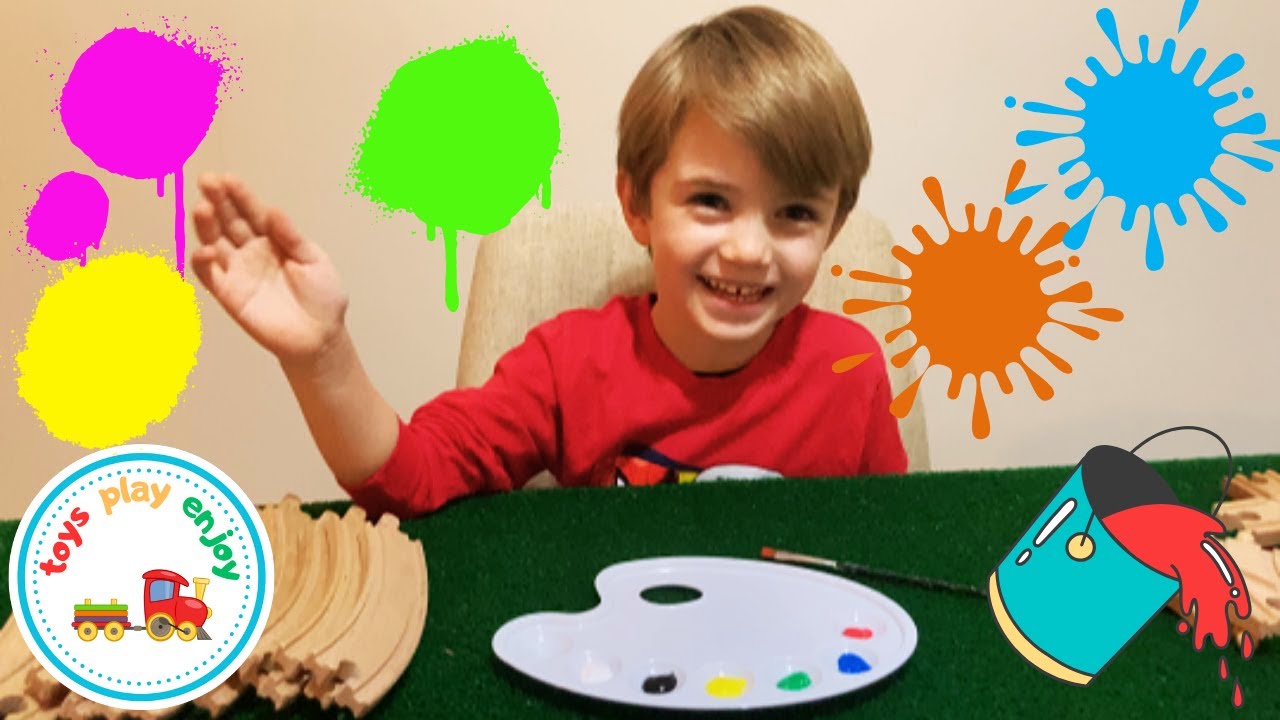 Painting With Colors Toy Train Wooden Railway Fun Toy Trains For Kids painting-with-colors-toy-train-wooden-railway-fun-toy-trains-for-kids
