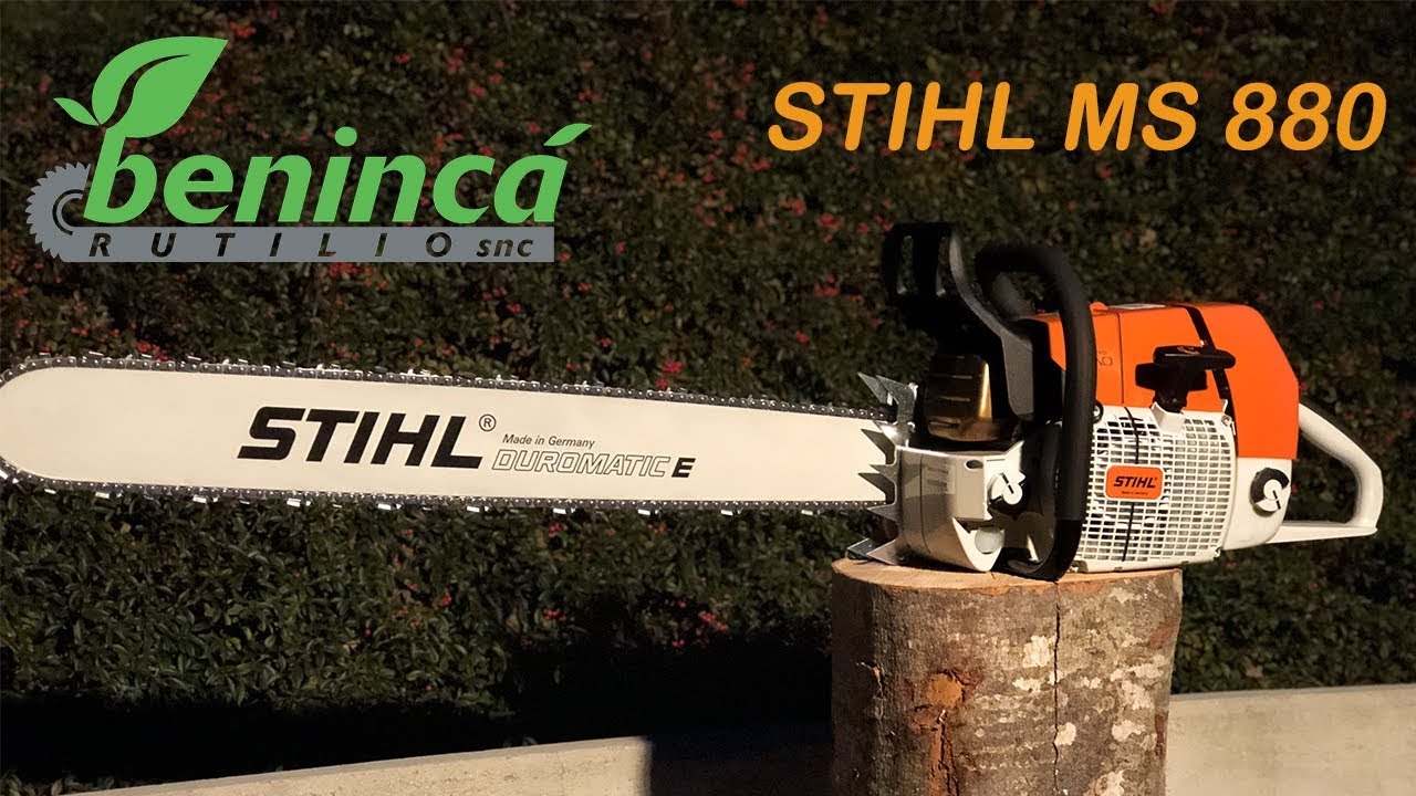 STIHL MS 880 - YouTube