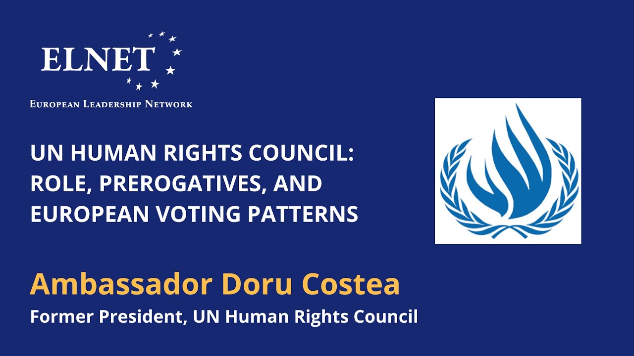 ELNET Briefing with Ambassador Doru Costea 10 14 24 - YouTube