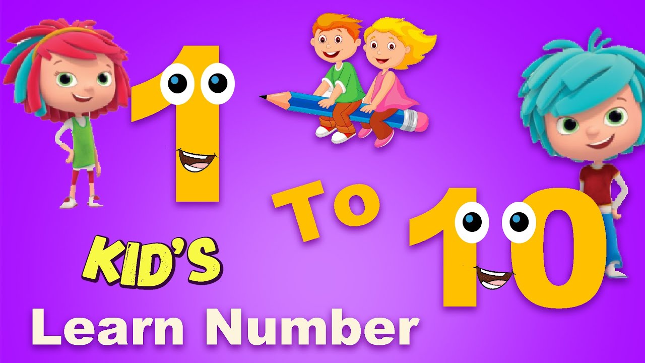 Learn 1 to 10 Numbers | 123 Number Names | 1234 Counting for Kids | Cartoon Video - YouTube