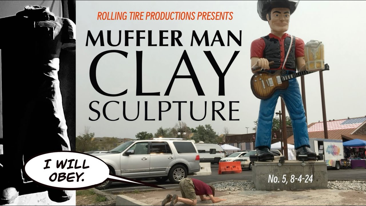 MUFFLER MAN SCULPTURE Part 5. - YouTube