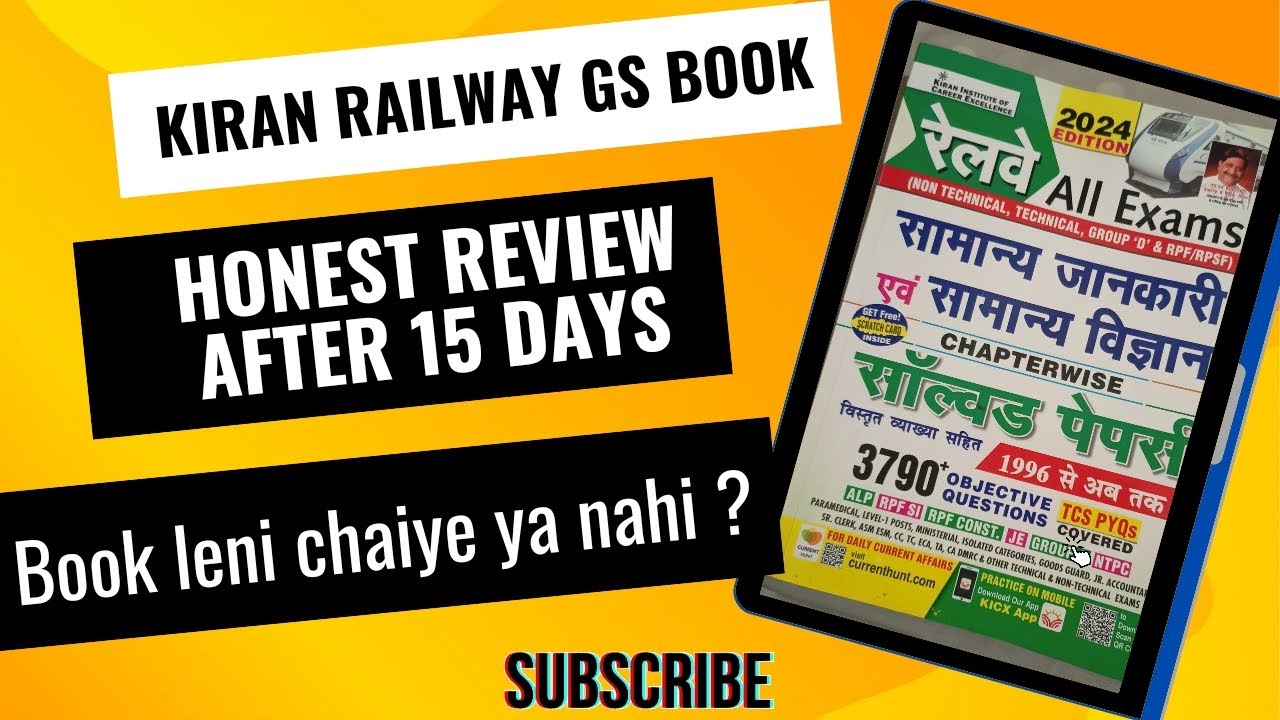 Kiran gk gs railway book FOR ALL RAILWAY EXAMS #NTPC #ALP #RPF ...
