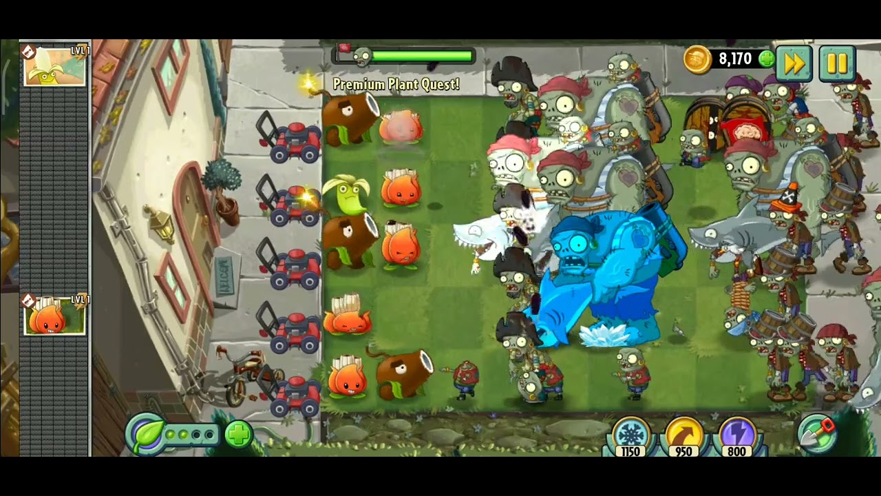 pvz2 mint family (event) gameplay - YouTube