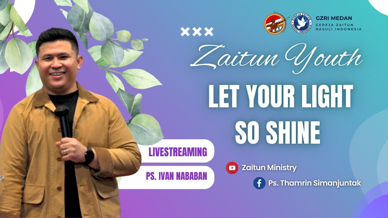 Youth Service | 13/04/2024 | (Ps. Ivan Nababan) - YouTube