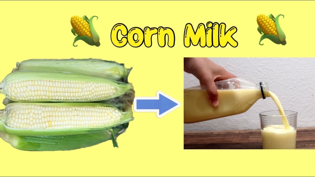 Corn Milk Recipe 🌽 (Easy and Delicious) - YouTube