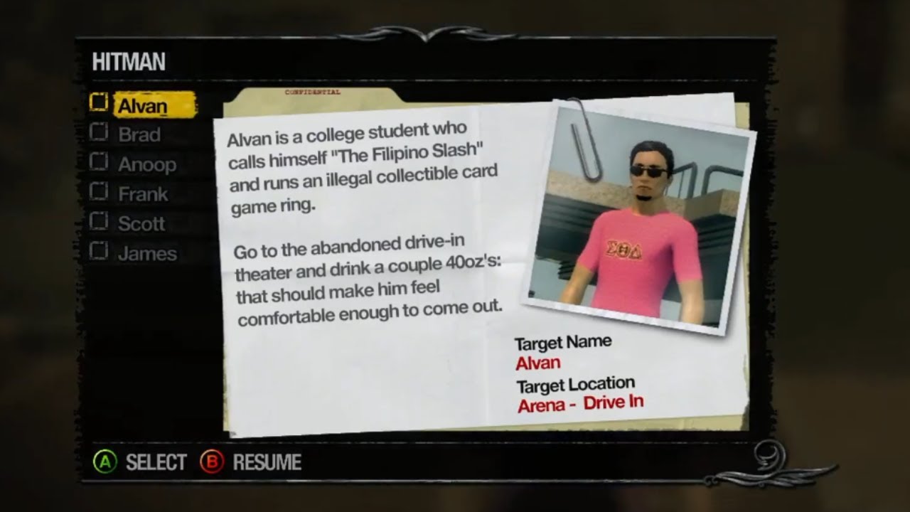 Saints Row 2 -Activity: Hitman (Barrio District) - YouTube