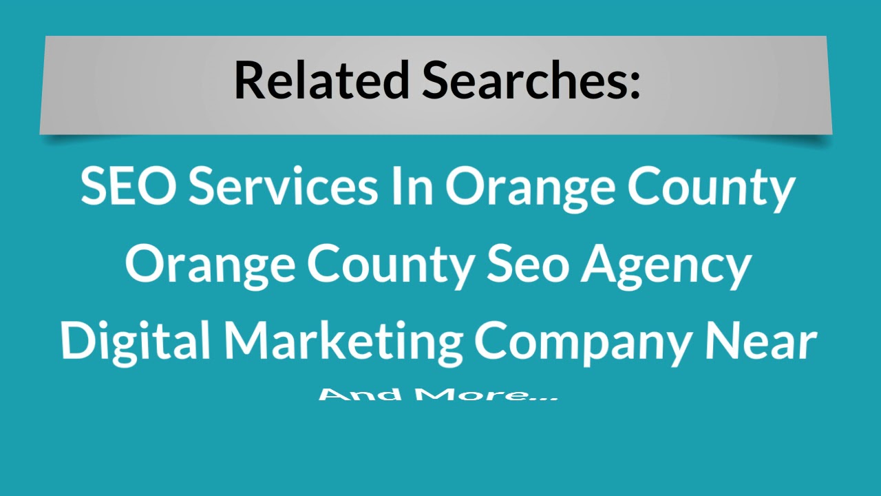 Orange County SEO - YouTube