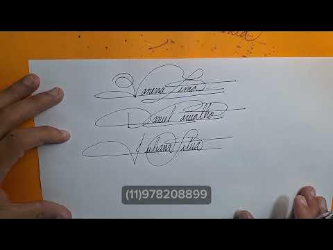 ️Como Criar uma Assinatura Bonita e Sofisticada (passo a passo completo) - YouTube