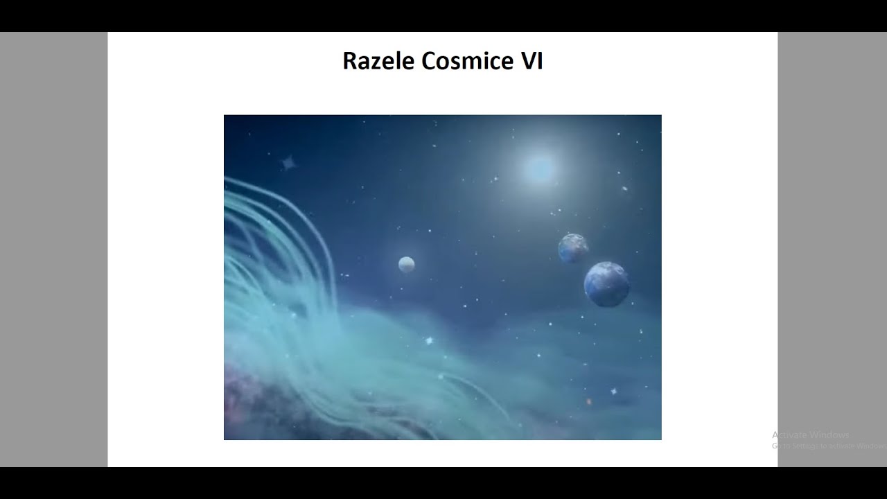 Razele Cosmice VI - YouTube