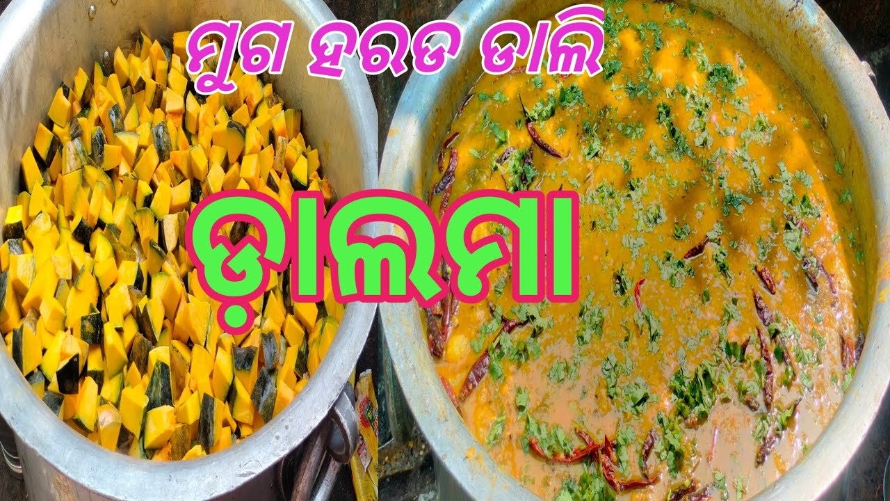 ଭୋଜି ମୁଗ ହରଡ ଡାଲି ଡ଼ାଲମା / Muga Harad Dali Dalma Recipe Dalma Recipe ...