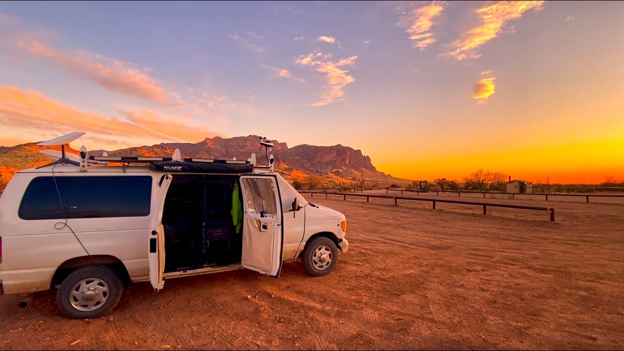 Overlanding Arizona: Van Life in the Superstition Mountains - YouTube