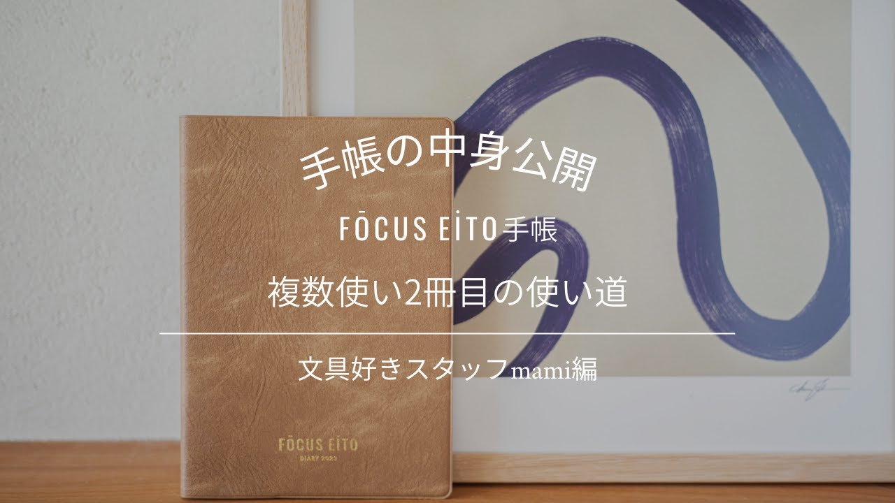 【手帳の中身公開 】 FOCUS EITO手帳 | 複数使い2冊目の使い道 - YouTube