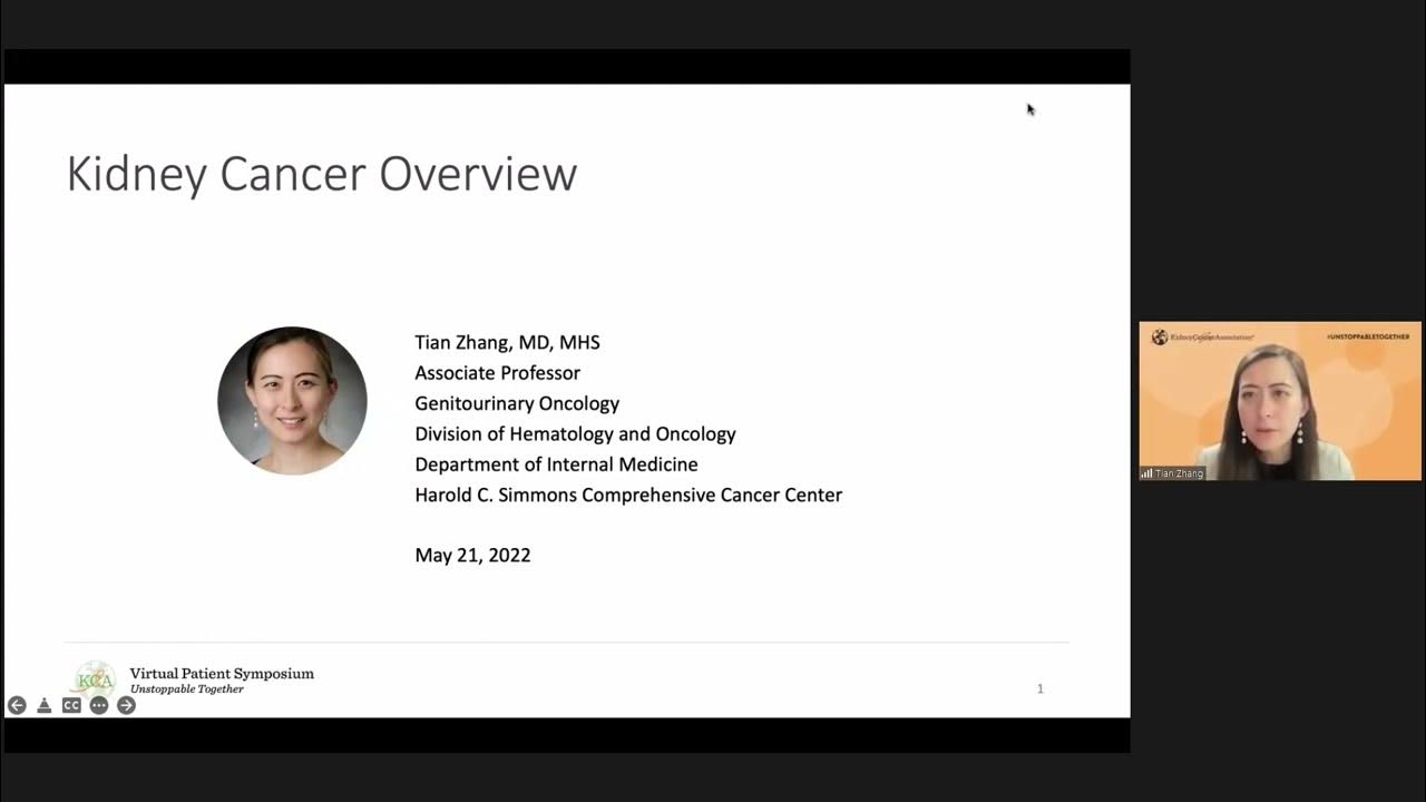 2022 KCA Virtual Patient Symposium: Kidney Cancer Overview - YouTube