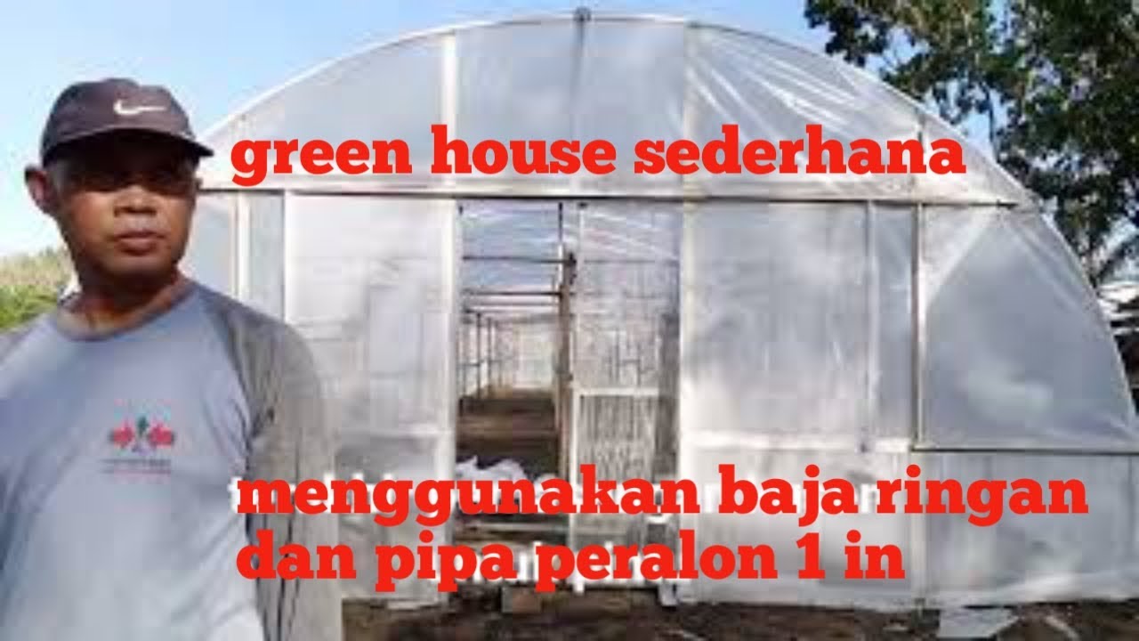 cara membuat green house sederhana. - YouTube