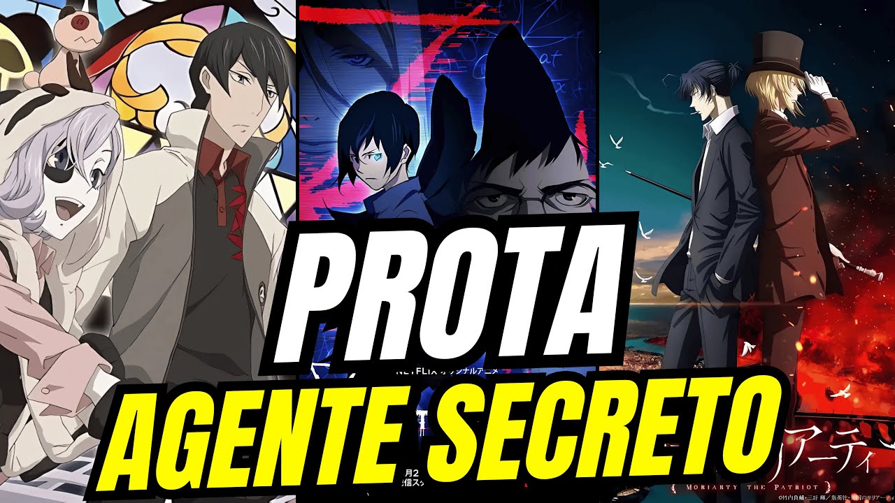 7 ANIMES donde el PROTA es un AGENTE SECRETO - YouTube