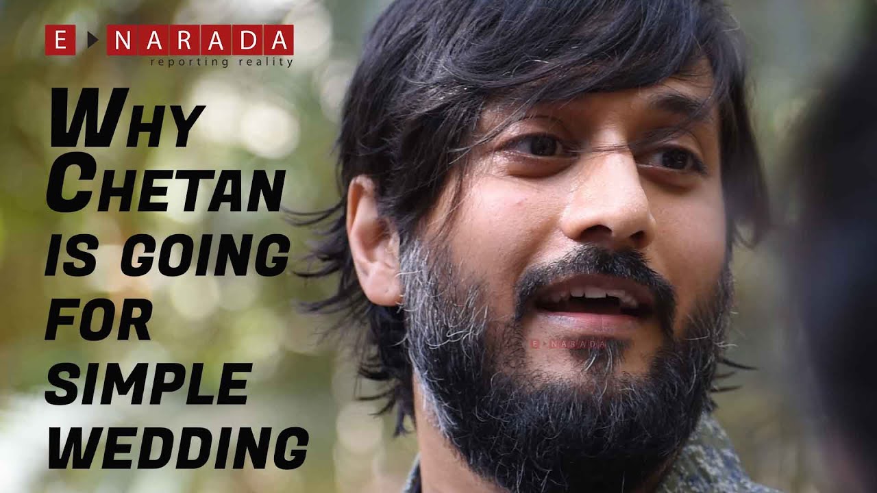 Actor Chetan kumar Ahimsa bats for simple wedding - YouTube