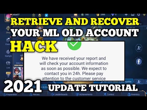 HOW TO RETRIEVE AND RECOVER YOUR Mobile legends old account 2021 update ...