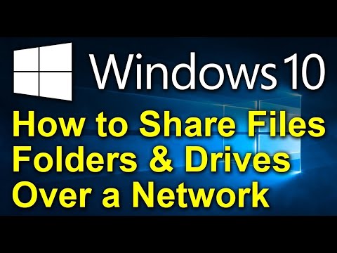 Windows 10 Sharing | How to Share Files Folders and Drives of Computers ...