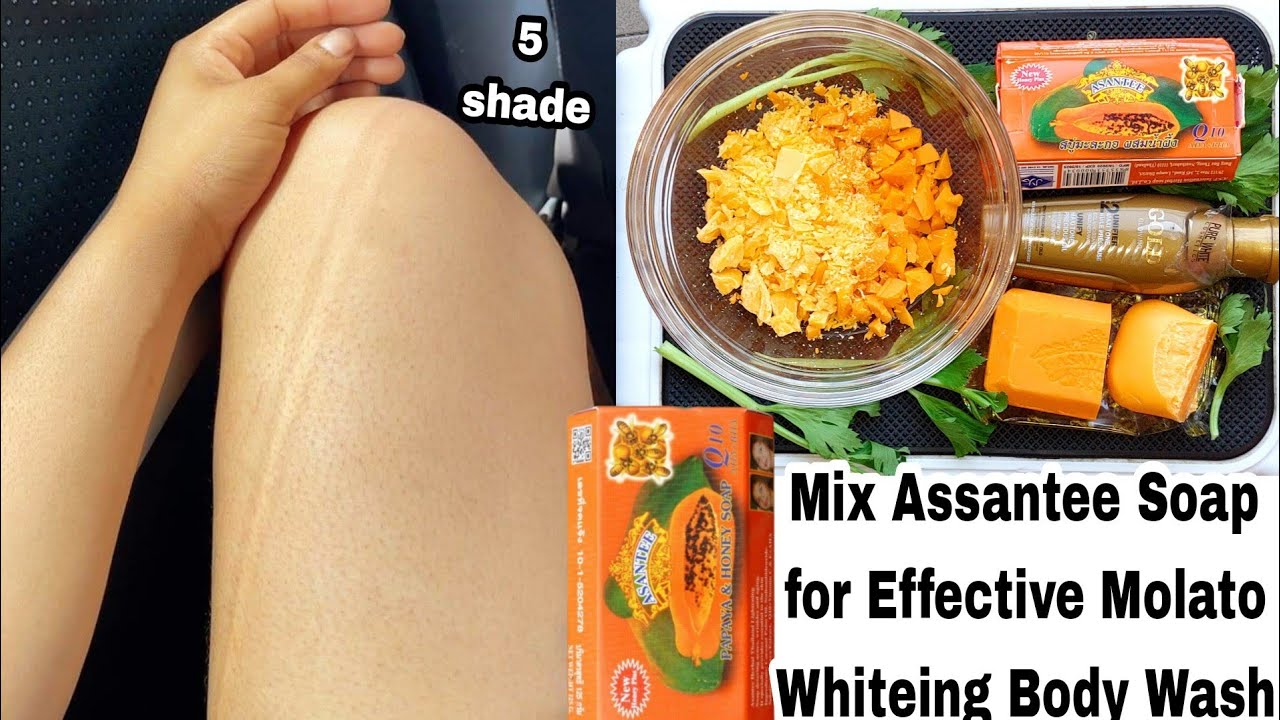 How to make molato whiteing body wash mixture assantee for whitening ...
