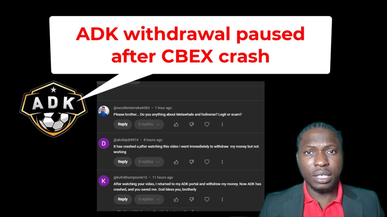 ADK Platform CRASHED After CBEX SCAM? 😱 Withdrawal Issues Exposed ...