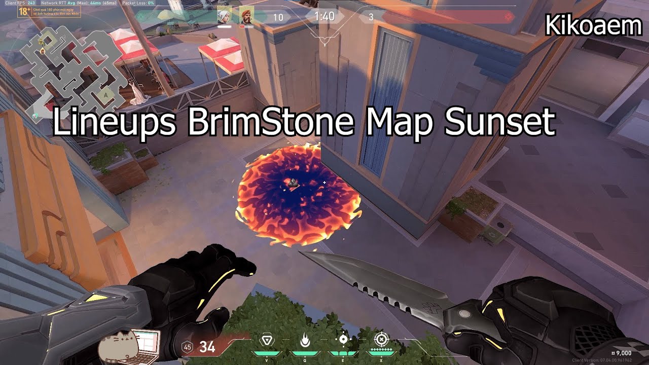 Valorant: Lineups Brimstone Map Sunset A Site And B Site - | Kikoaem ...