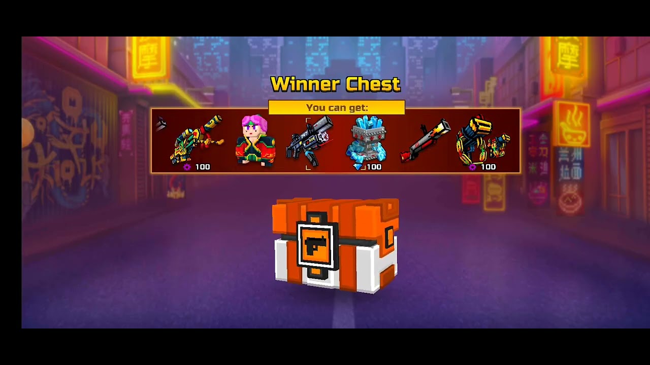 2 Winners Chests For 200 Gems On My Kizer Gaming YT Character ! - Pixel ...