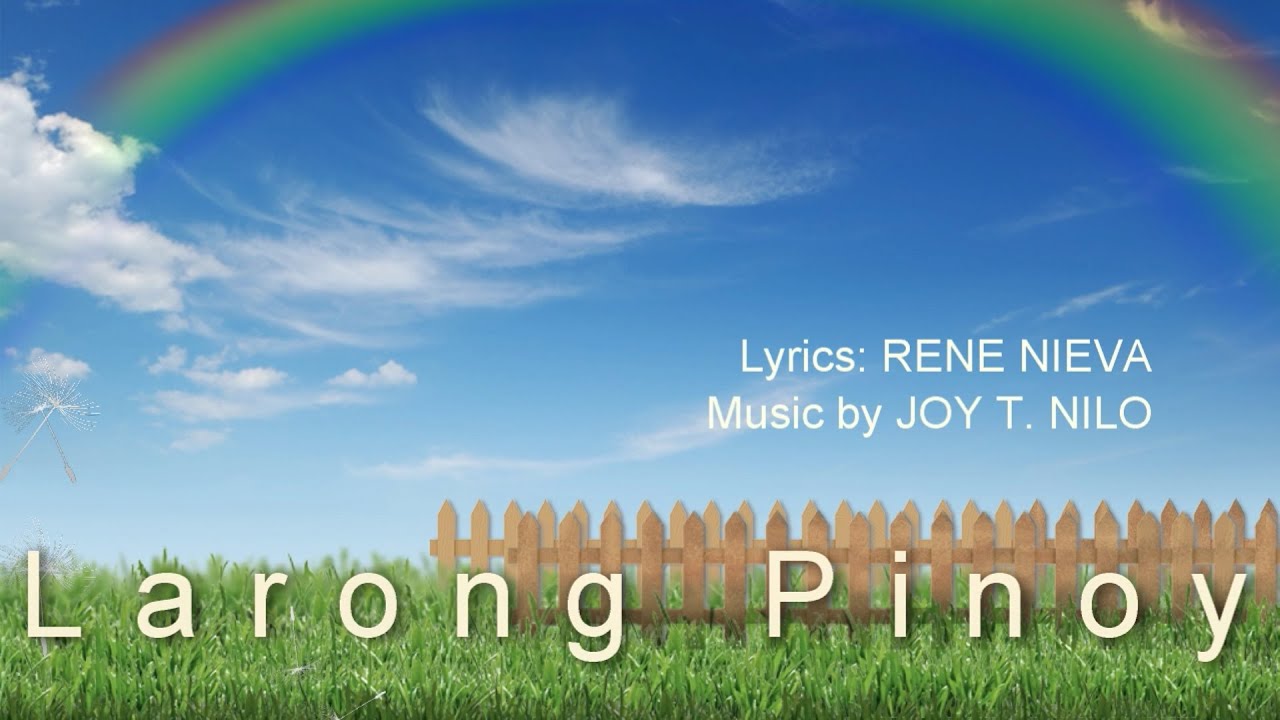 LARONG PINOY by Joy T Nilo - YouTube