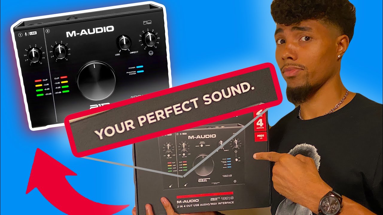 M-Audio Air 192-8 USB audio interface UNBOXING - YouTube