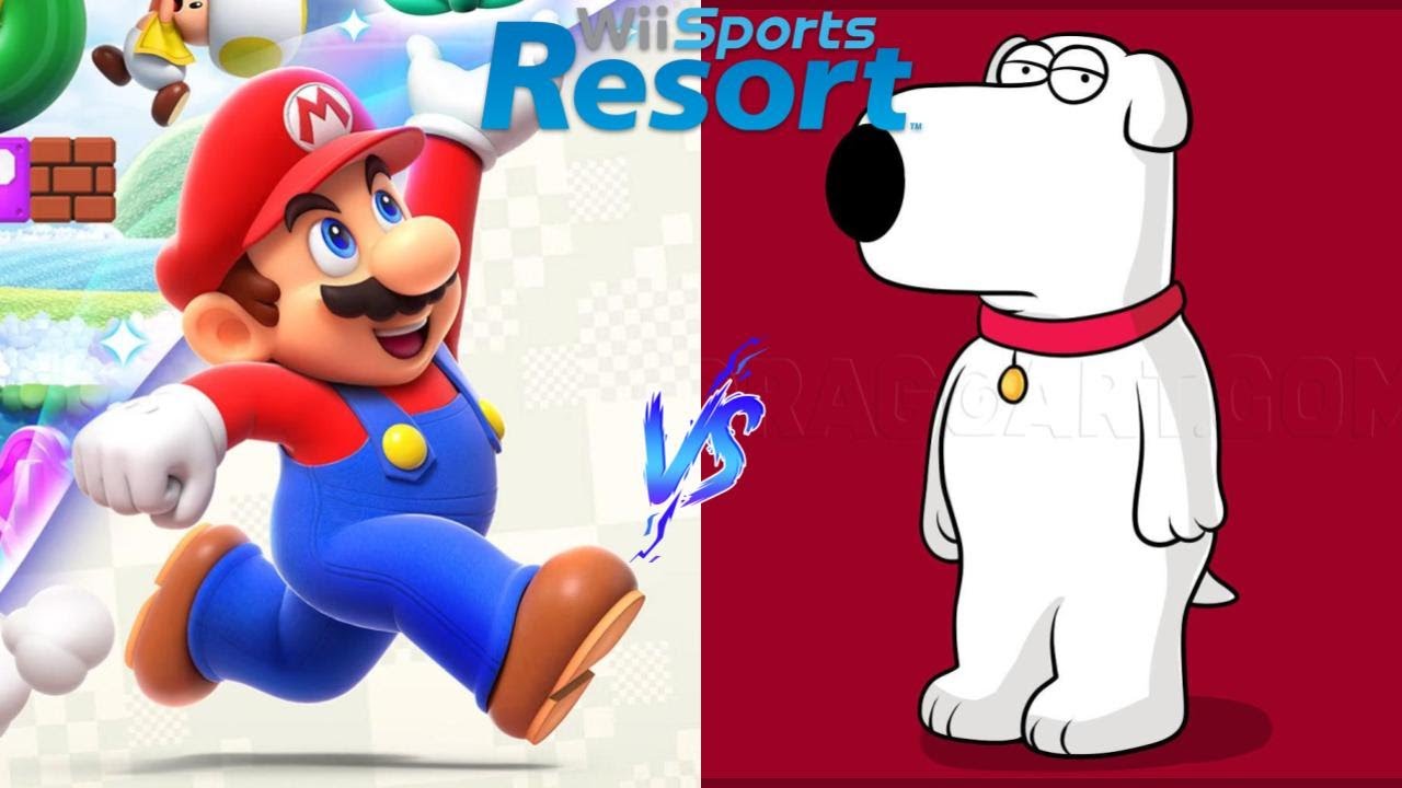 Wii Sports Resort - Pickup Game - Mario Vs Brian (Ep. 270) - YouTube